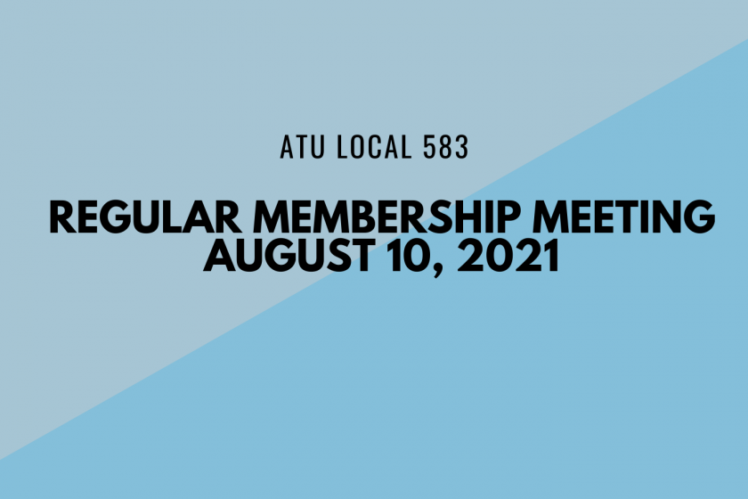 ATU 583 – Amalgamated Transit Union Local 583