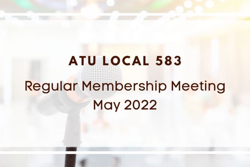 ATU 583 – Amalgamated Transit Union Local 583