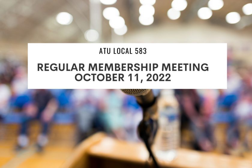 ATU 583 – Amalgamated Transit Union Local 583