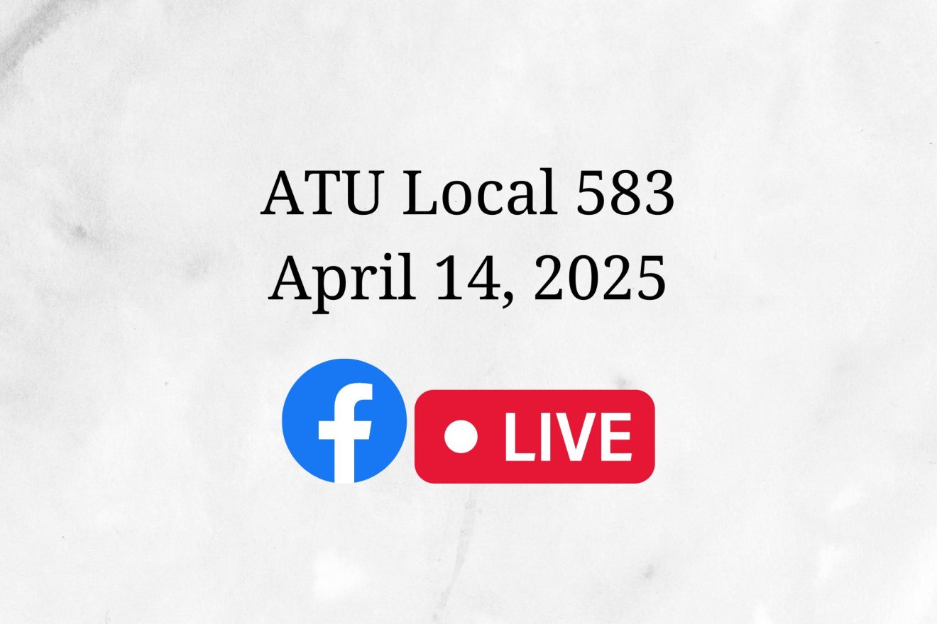 Regular Membership Meeting – March 2025 – ATU 583