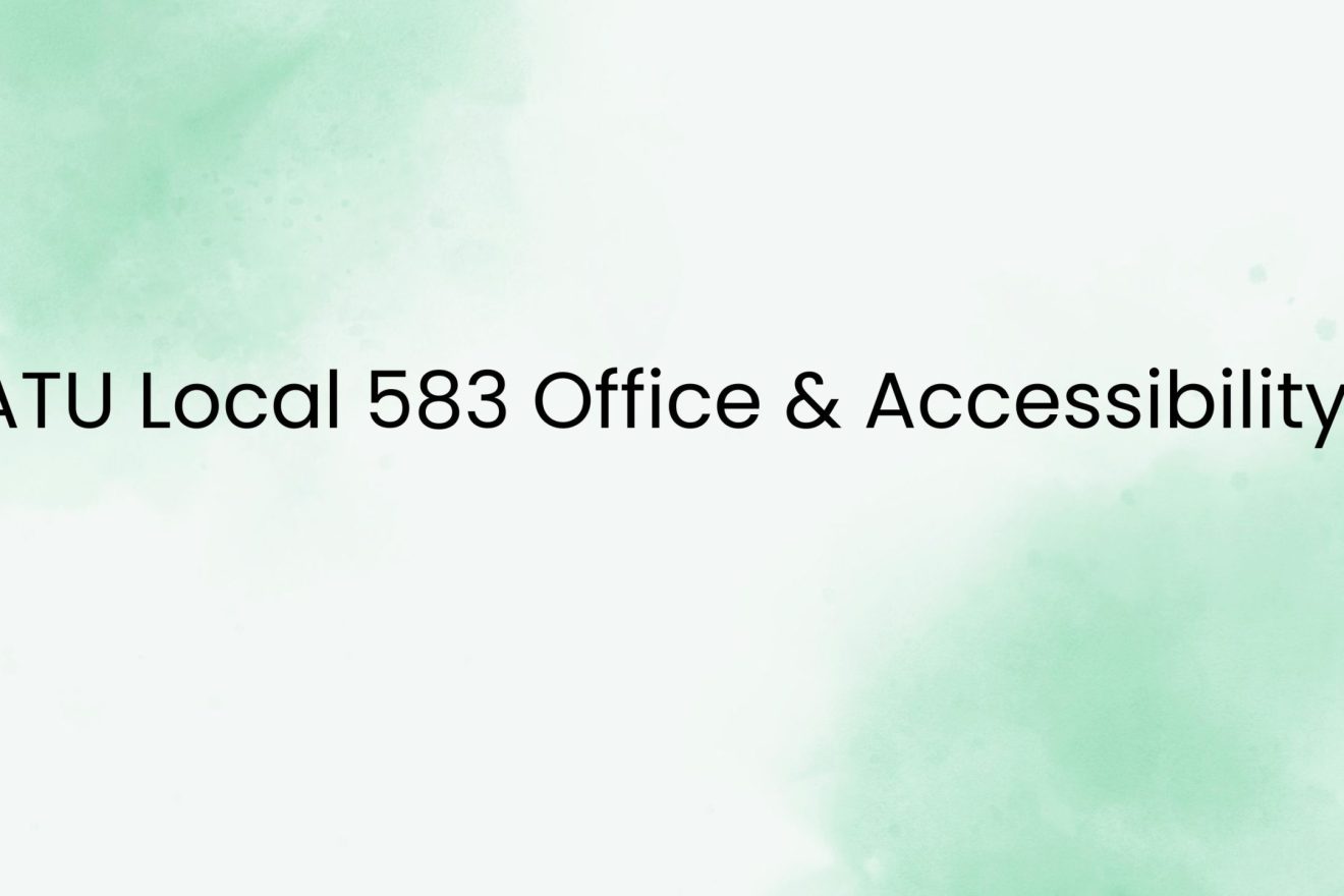 Important Information for ATU 583 Members on Lay Off – Benefits – ATU 583
